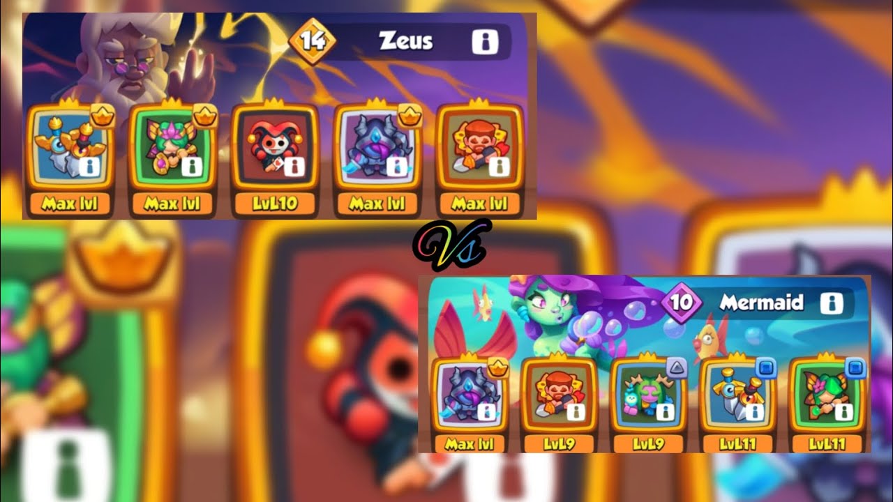 Max Demon hunter Level 14 Zeus VS Max Demon hunter Level 10 Mermaid 6.5 ...