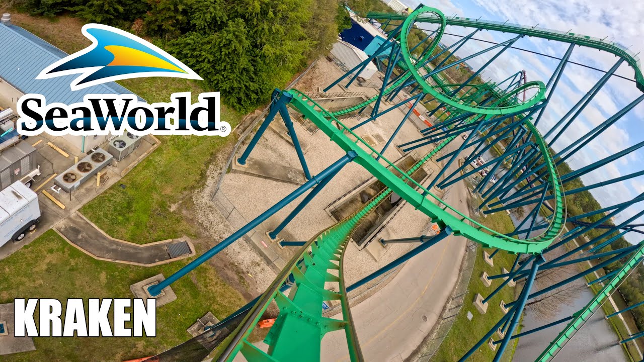 Kraken on-ride POV - SeaWorld Orlando - YouTube