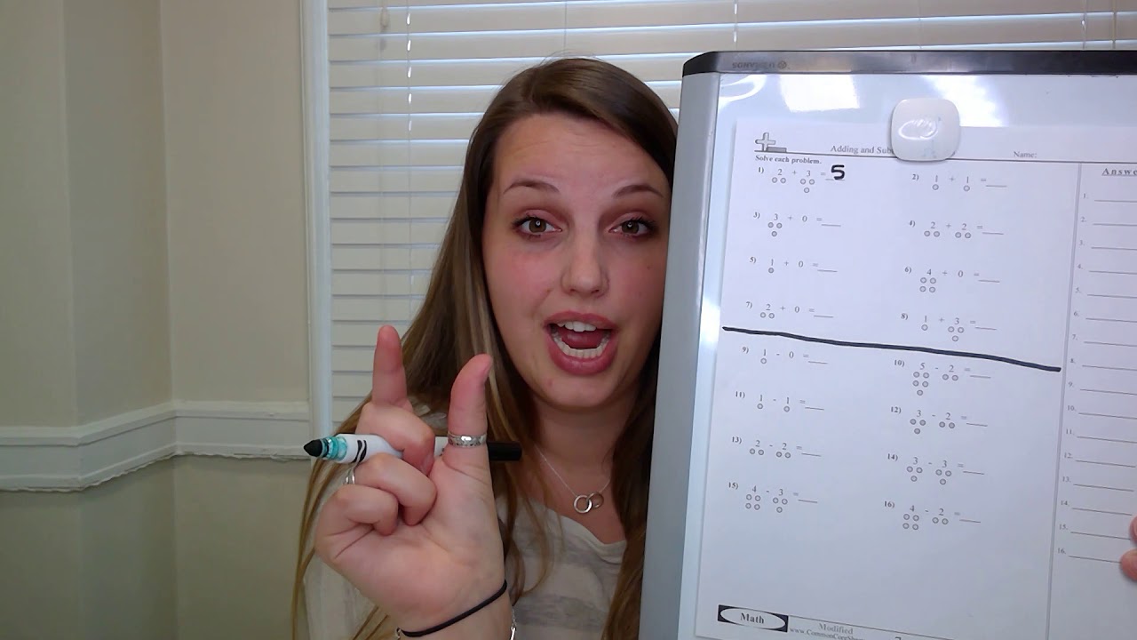 Ms Sorensen day #42 support add, sub - YouTube