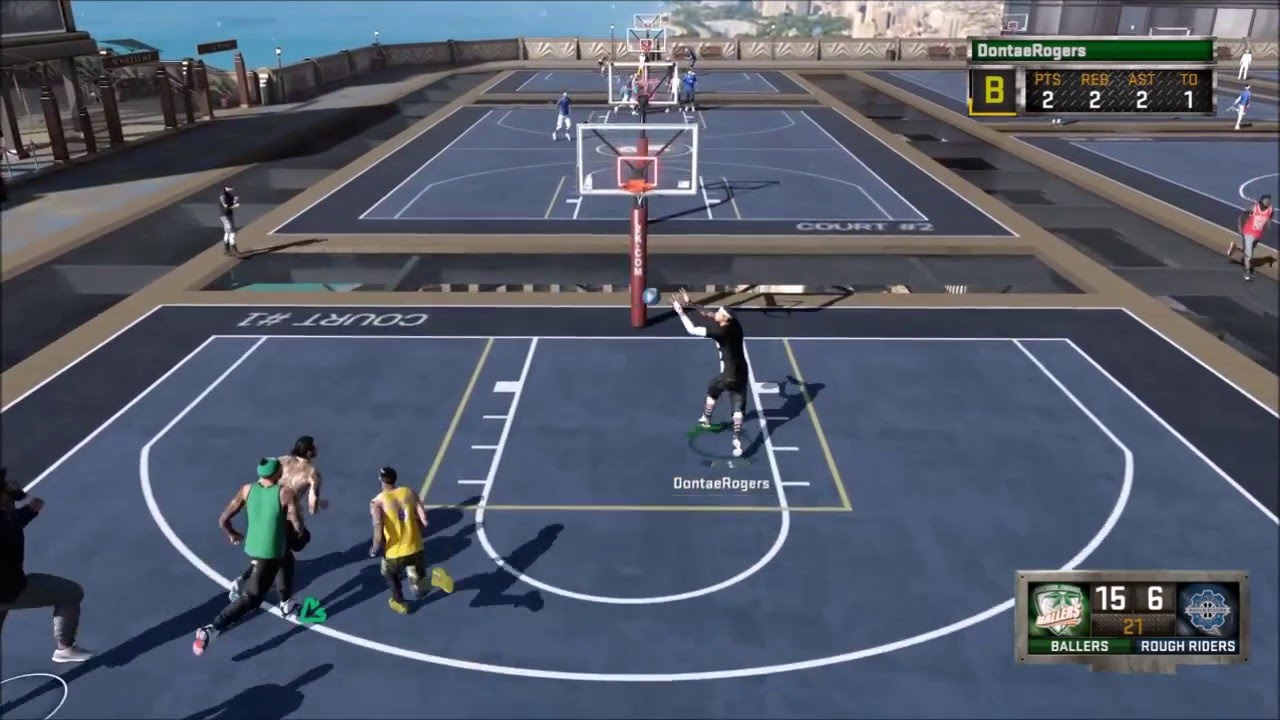 NBA 2k16 MyPark|At RIVET CITY| Another BLOWOUT| - YouTube