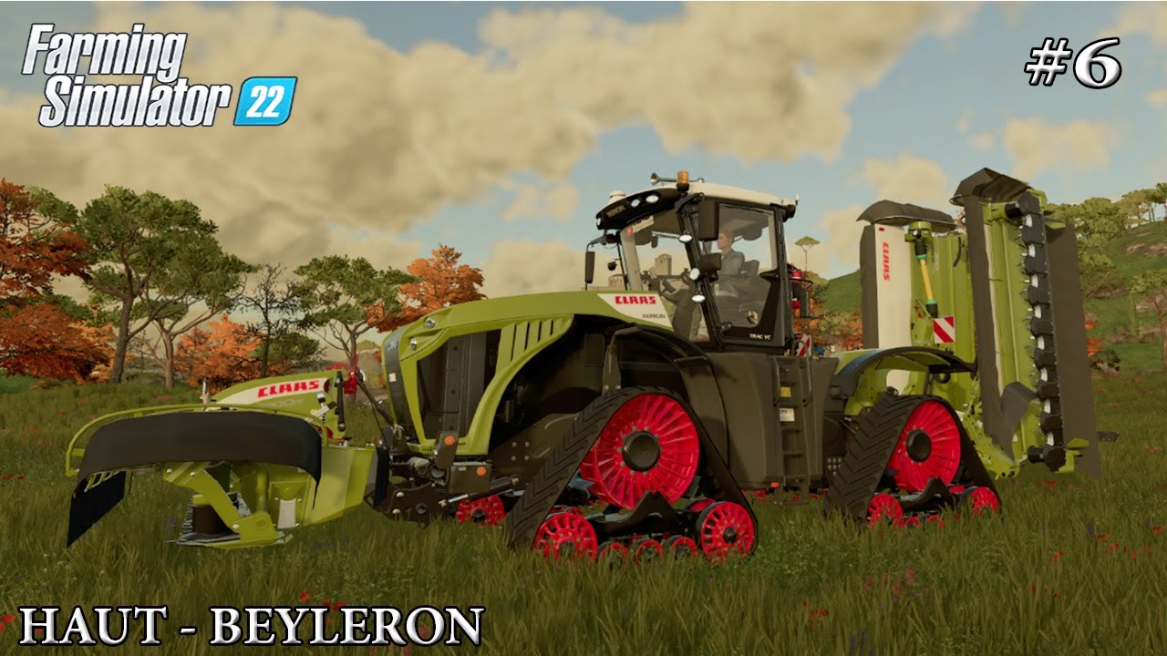 CLAAS XERION 5000 CHIPPED | CLAAS DISCO | GRASS DAY | HAUT BEYLERON MAP ...