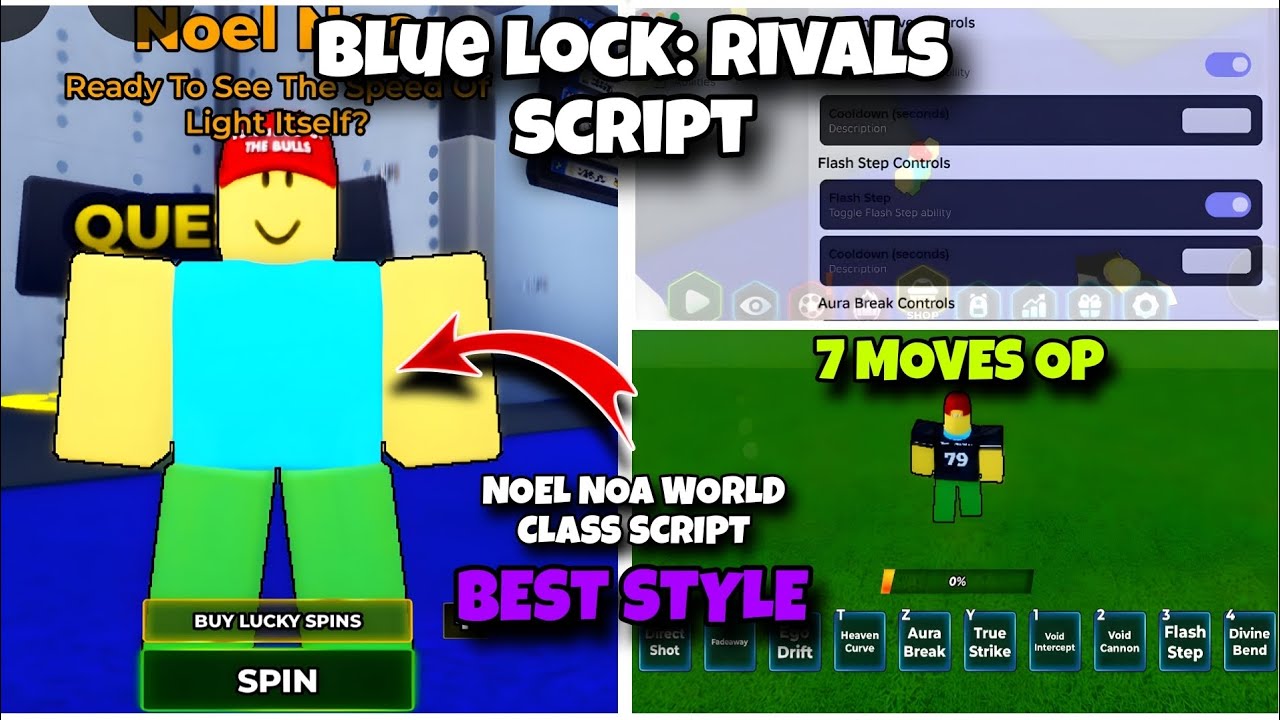 [NOW] Blue Lock: Rivals Op Script - Noel Noa Word Class Script, New Op ...
