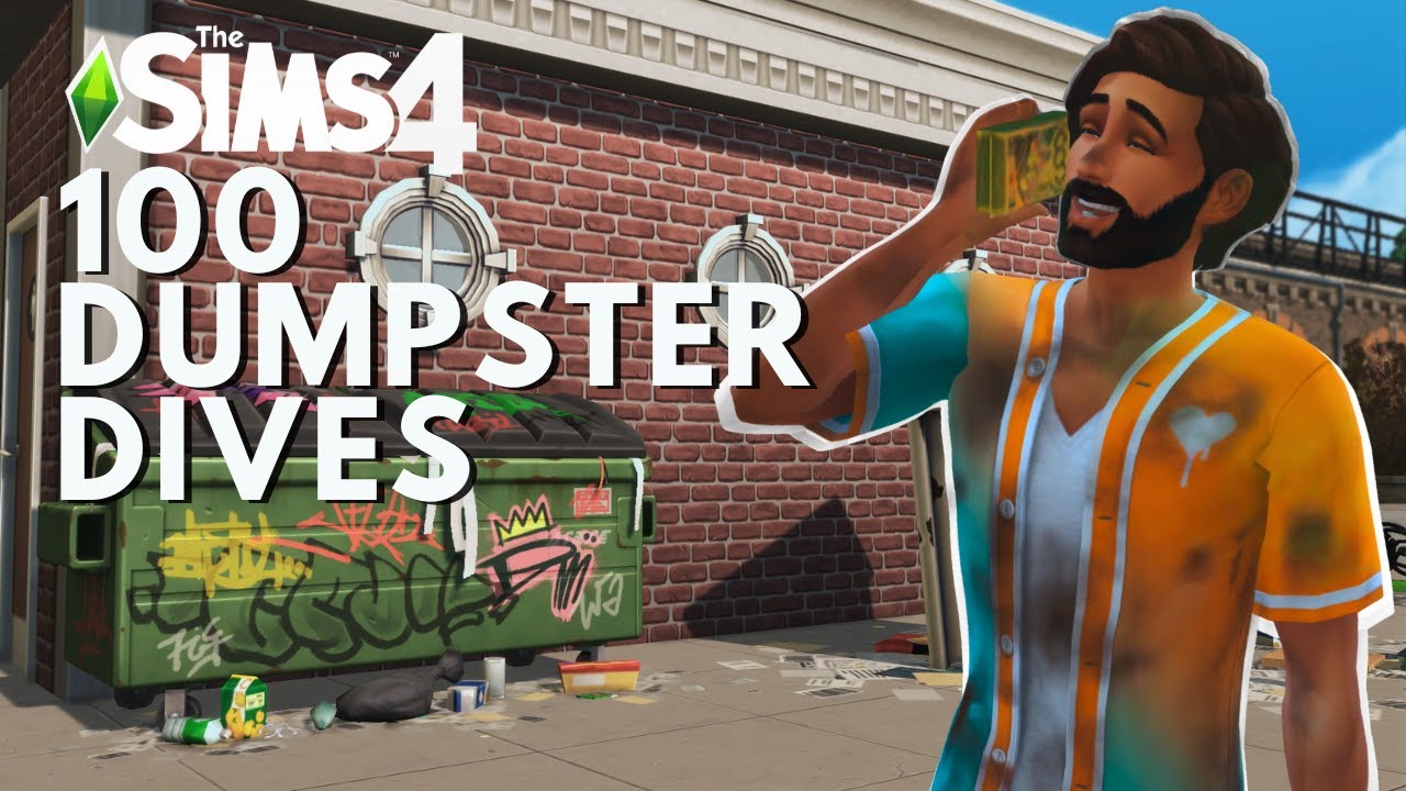 I Did 100 Dumpster Dives in Sims 4 Eco Lifestyle and Struck GOLD! - YouTube