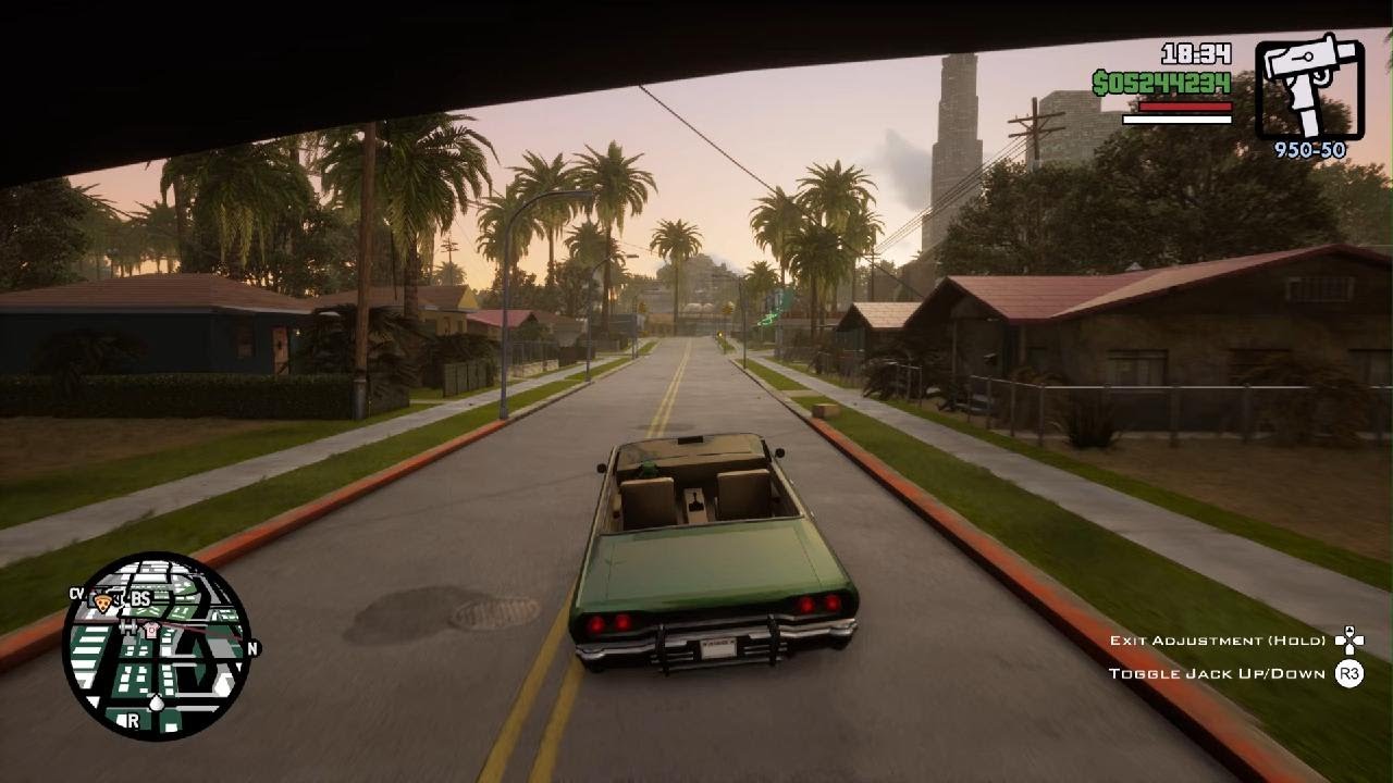 GTA San Andreas Lowrider tricks - YouTube