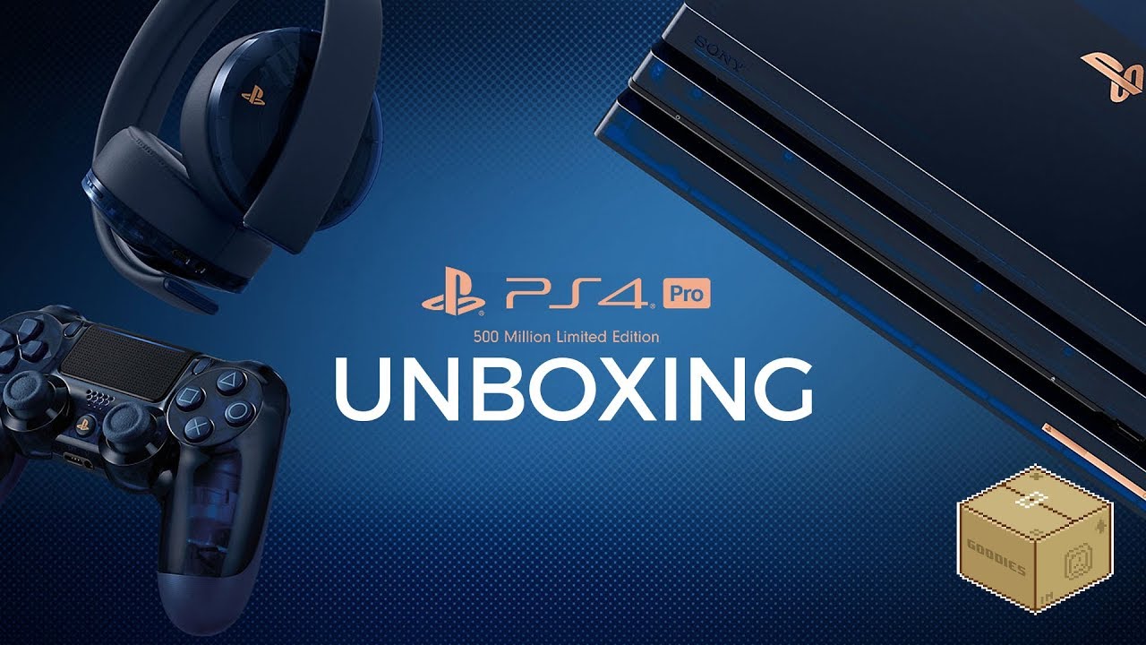 Así se ve el PS4 Pro 500 Million Limited Edition - Unboxing - YouTube