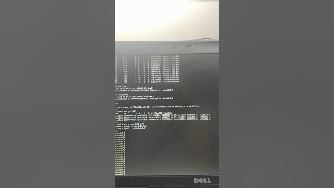 KDB setup and kernel debugging - part 2 (breakpoints and memory display ...