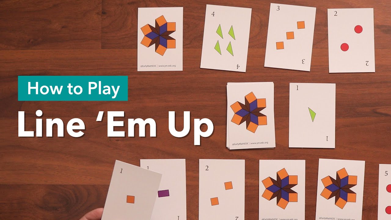Line ‘Em Up | New card game for practicing number order with ...