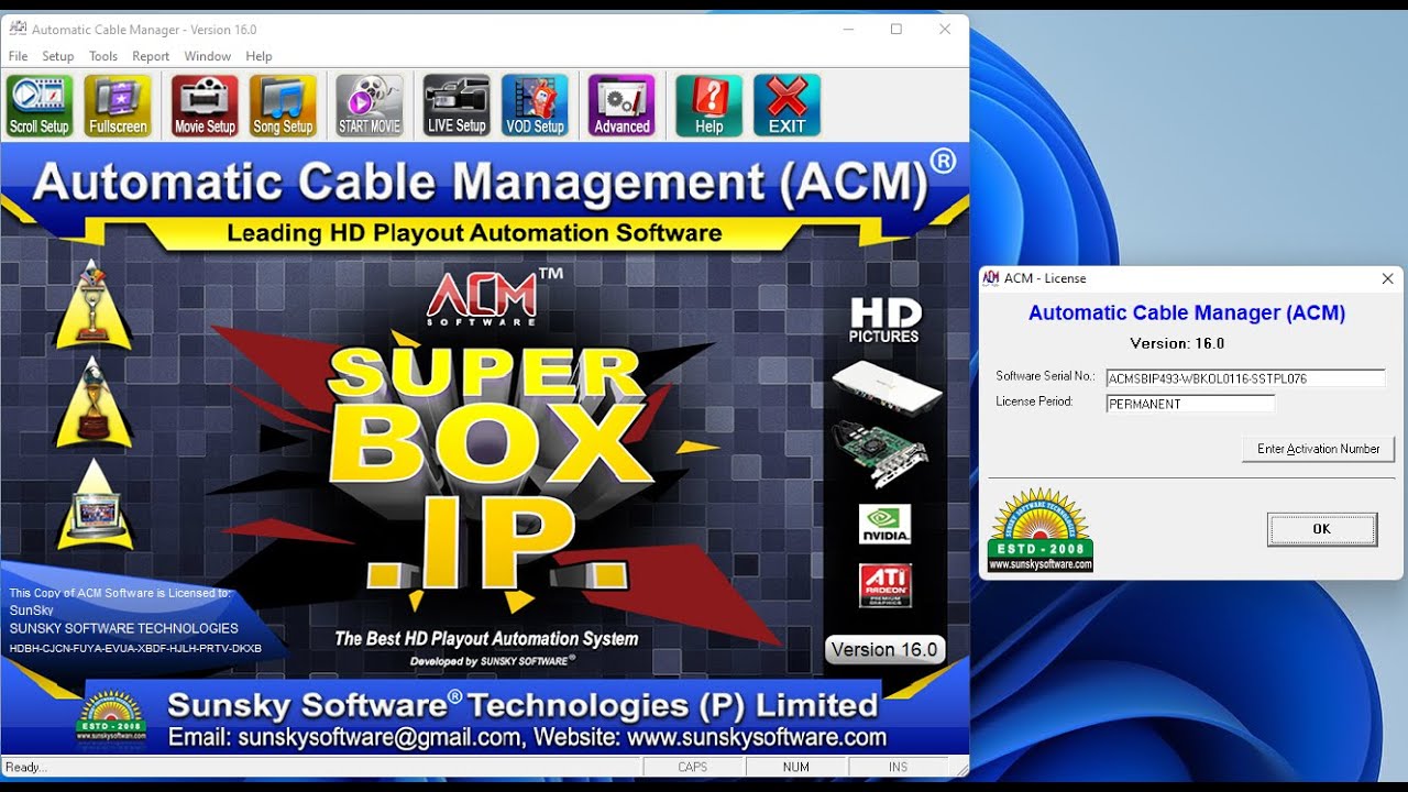 ACM 16 ip BOX SETUP HD by MSS - YouTube