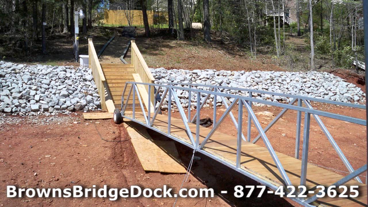 Shore Step Construction on Lake Lanier - YouTube
