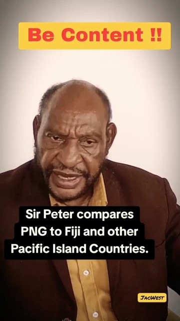 Be Content! Enga Governor Sir Peter Ipatas compares PNG to other ...