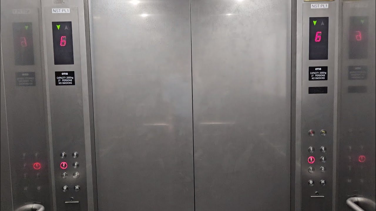 Otis Gen2 fireman lift inside Singapore National Stadium - YouTube