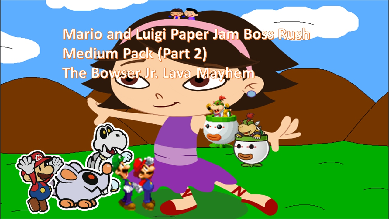 Mario and Luigi Paper Jam Boss Rush Medium Pack Part 2 (The Bowser Jr ...