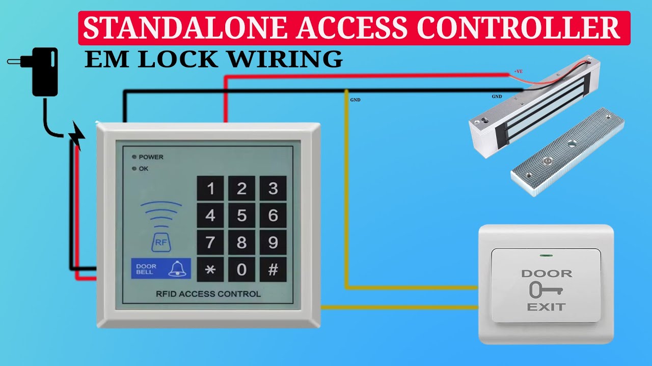 Connecting an Electromagnetic Lock with a Standalone Access Controller ...