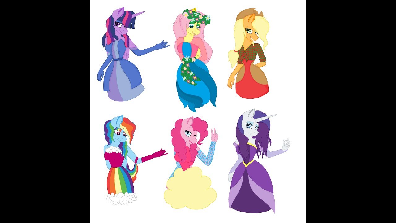 6 mane - MLP speedpaint (8hours!!!!!!) - YouTube