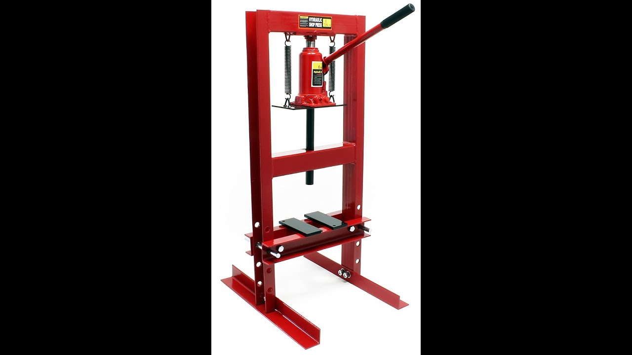 012 PRESSE HYDRAULIQUE 6T ROULEMENT MOYEU - YouTube