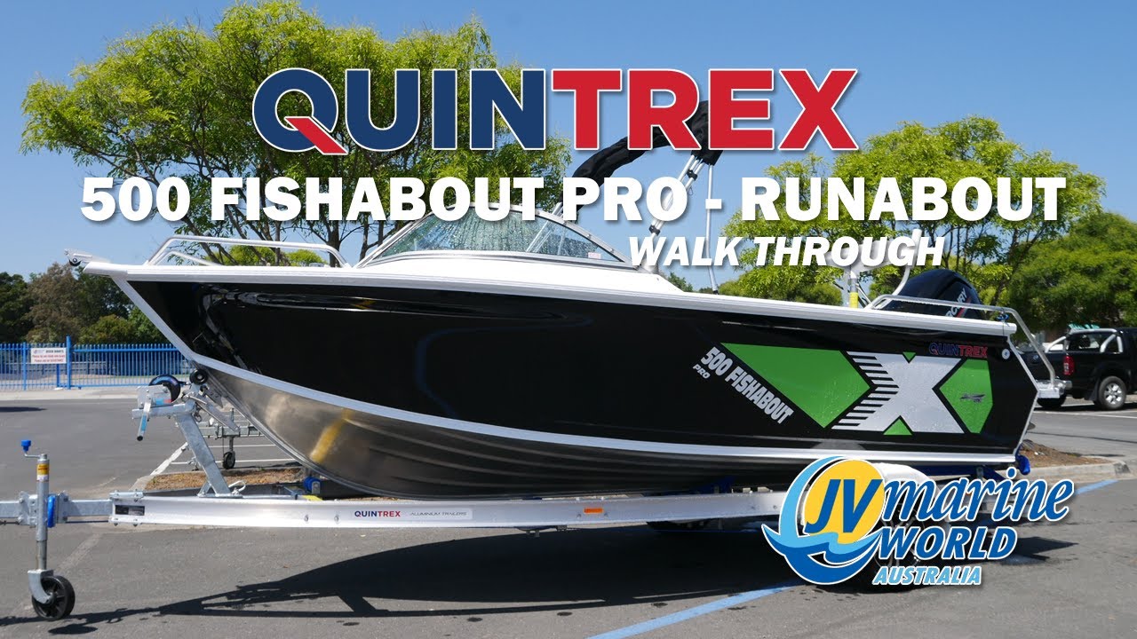 Quintrex 500 Fishabout PRO Runabout - Available from JV Marine World ...