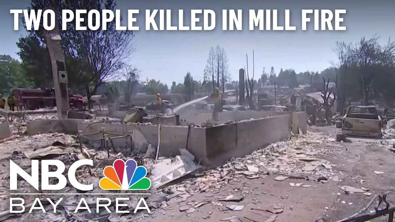 2 Dead in Mill Fire in Northern California: Sheriff - YouTube