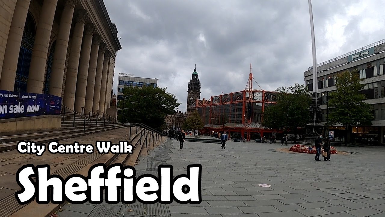 Sheffield City Centre Walk | Sheffield Walk 2020 - YouTube