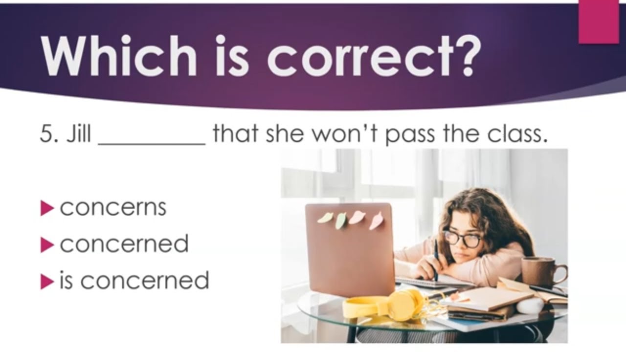 Say it Right in English: Concern, Concerned, Be Concerned about - YouTube