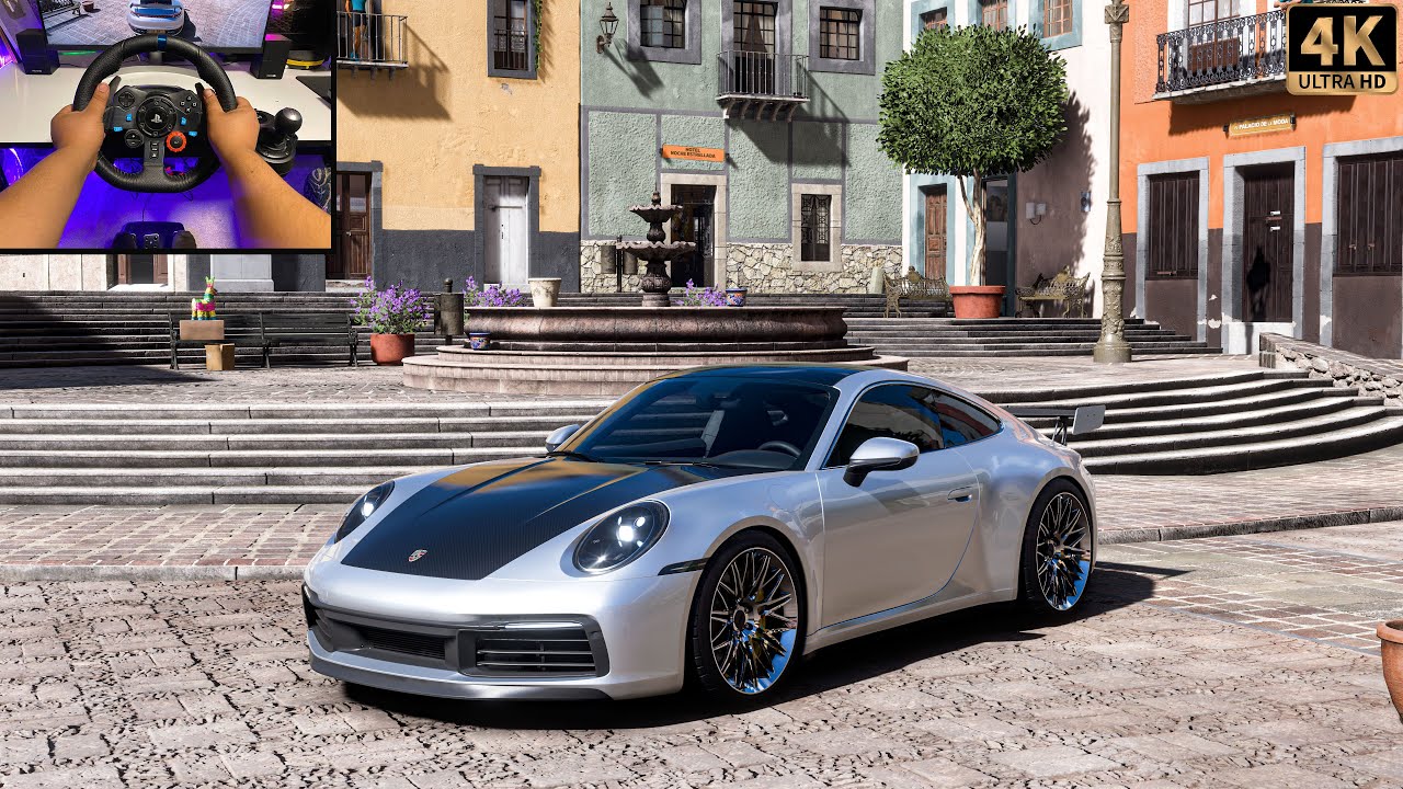 PORSCHE 911 CARRERA S | Forza Horizon 5 | Logitech g29 Gameplay 4K ...