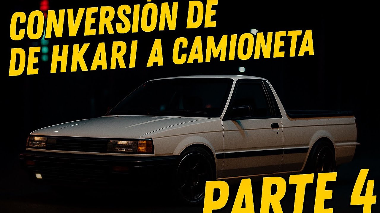 Conversión del Nissan Hikari RZ1 a Hikamioneta (Restauración Parte 4) # ...