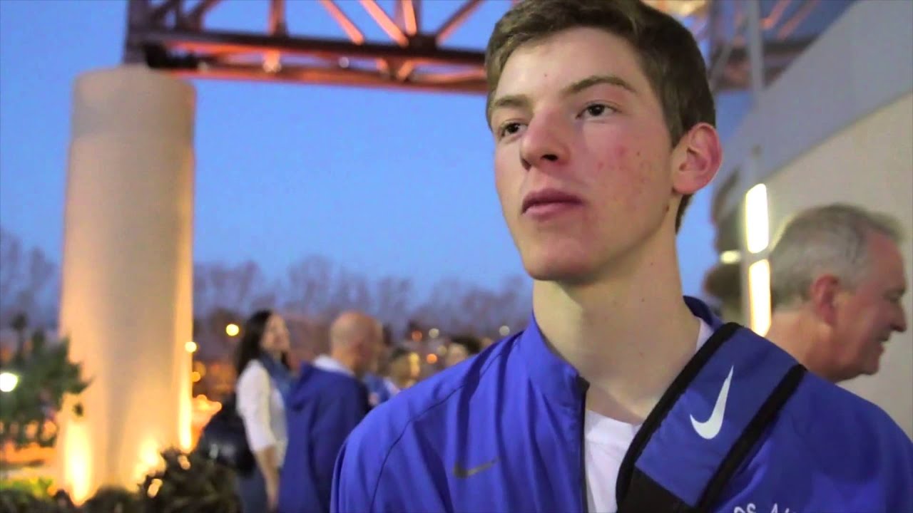 Boys Basketball's CCS Victory: Co-captain Daniel Rosenbaum - YouTube