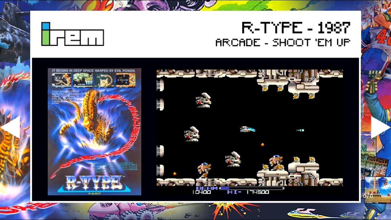 R-Type | Irem Arcade 1 | Game 6 of 6 | Evercade Handheld - YouTube