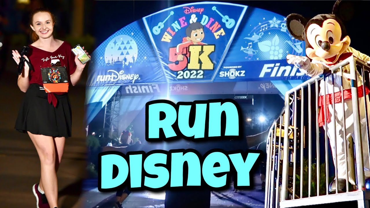 My First RunDisney Race! | Wine & Dine 5K 2022 Vlog | Full Experience ...