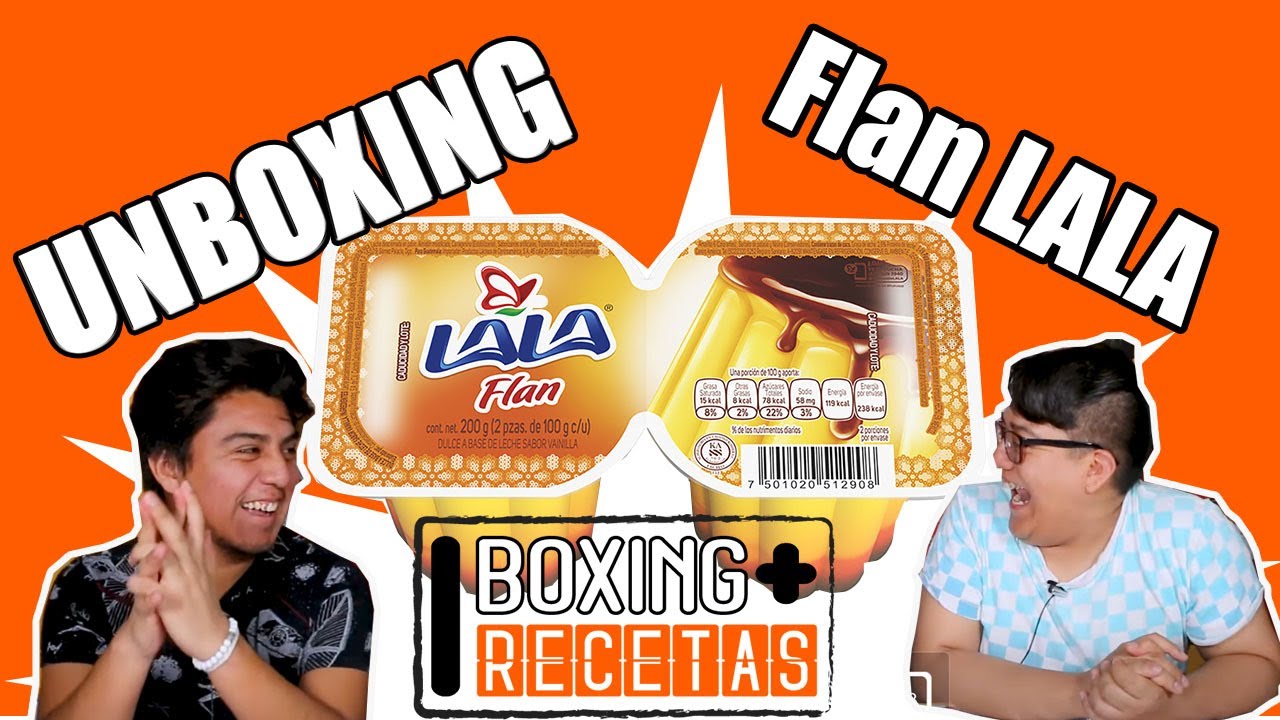 Unboxing de un flan LALA - 1boxingmasrecetas - YouTube