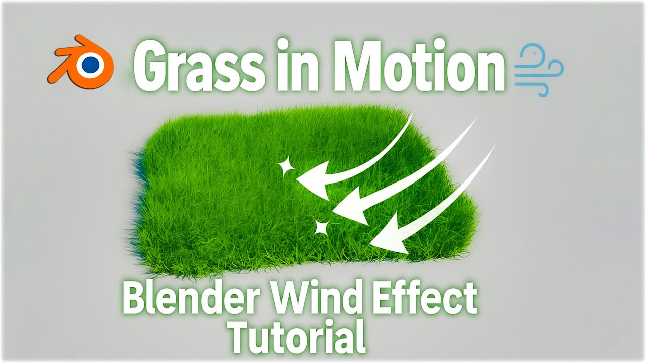 How to Animate Realistic Wind & Grass in Blender 3D - YouTube