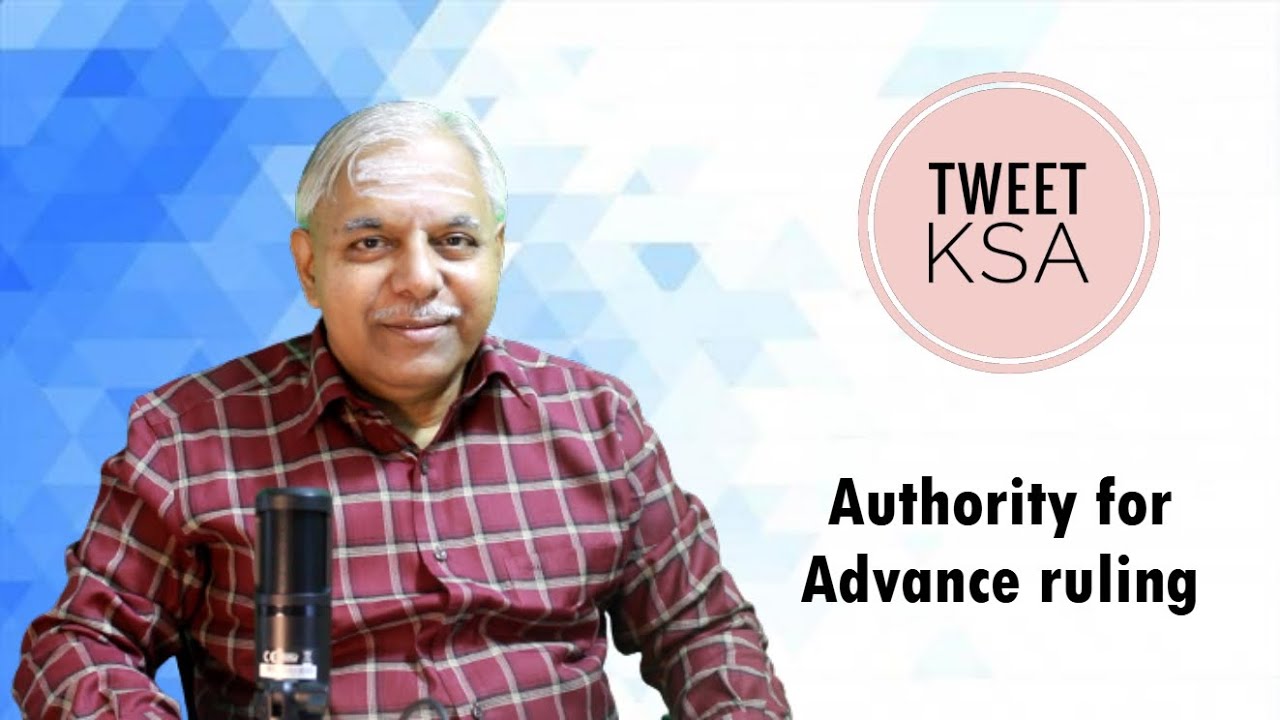 Authority on advance ruling - YouTube