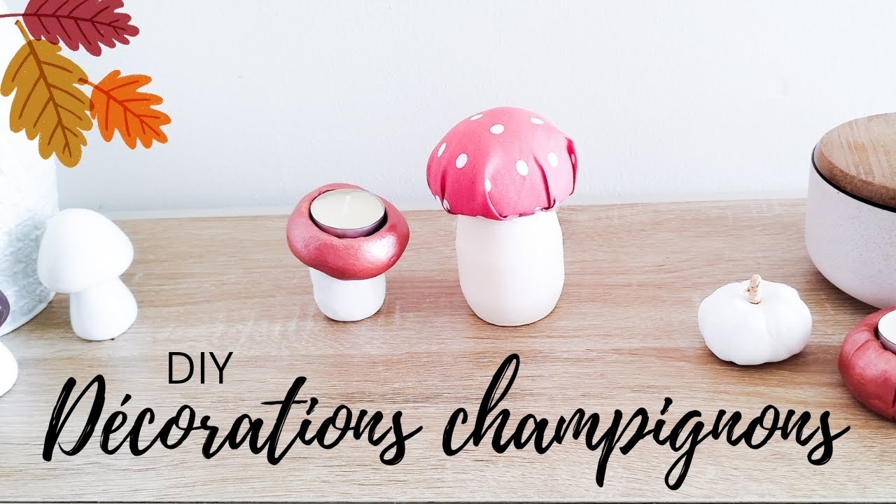 DIY D'AUTOMNE/ Créez Vos Propres Champignons Décoratifs - YouTube