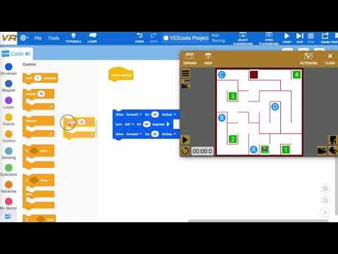 Flexible Instruction Day: Vexcode VR Wall Maze - YouTube