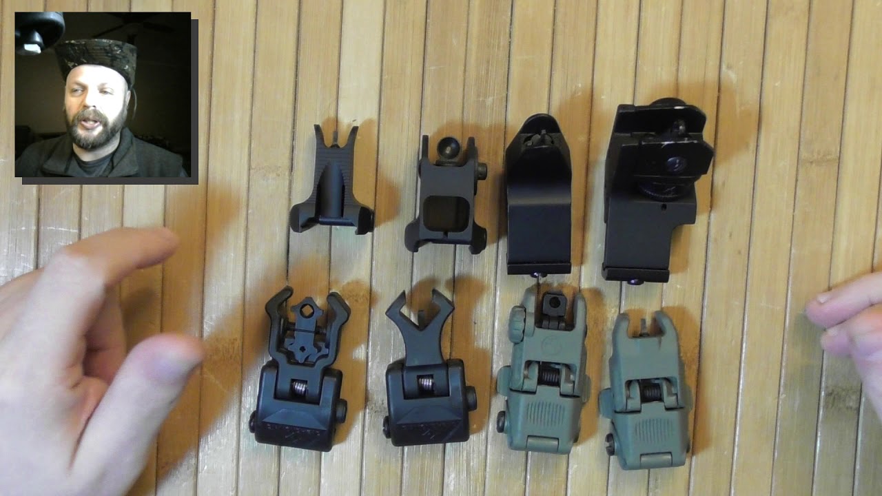 What types of Iron Sights do You use? - YouTube