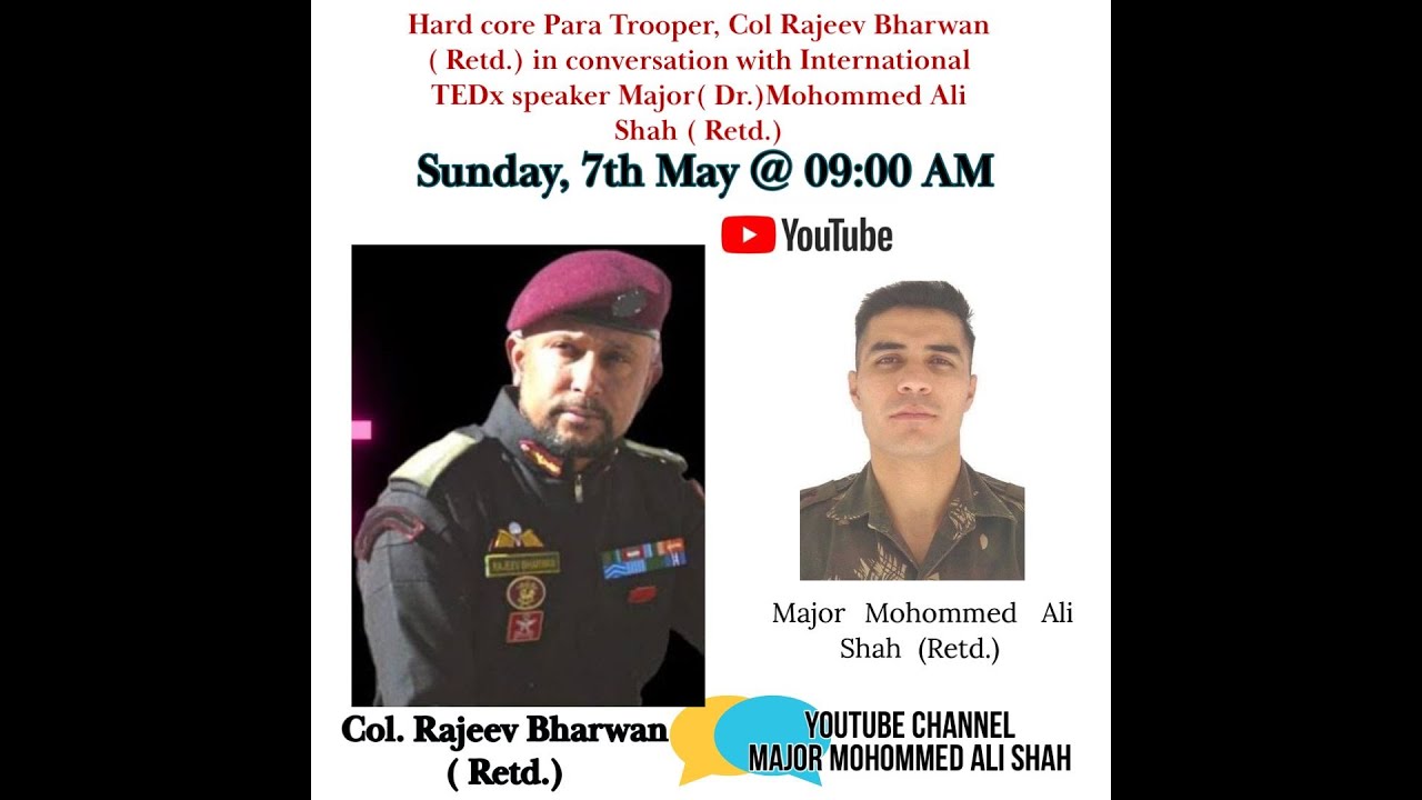 Hard core Para Trooper, Col Rajeev Bharwan: International TEDx speaker ...