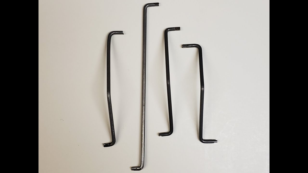 [L116] How to make a tensioner for lock picking from music wire - YouTube