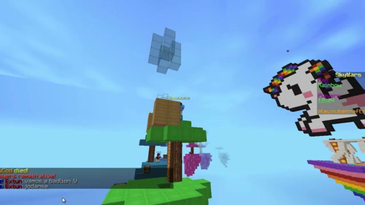 Primer Gameplay (Minecraft Skywars) - YouTube