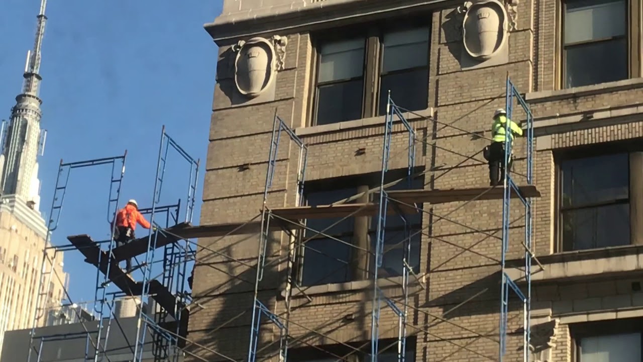 Crazy Scaffolding Workers on January 26, 2018 - YouTube