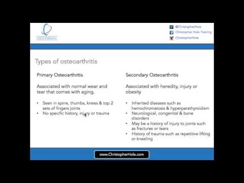 What Is Secondary Osteo Arthritis