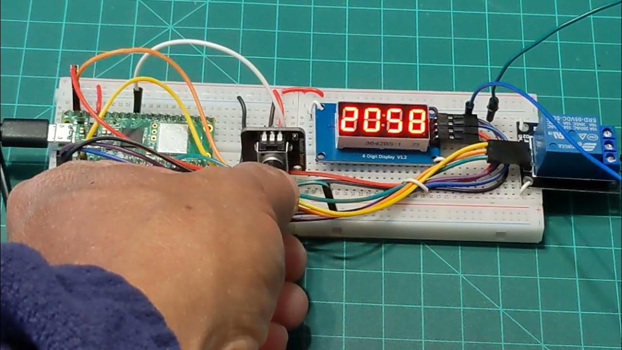 Variable Clock with 4-Digit 7Segment LED Display Module - YouTube