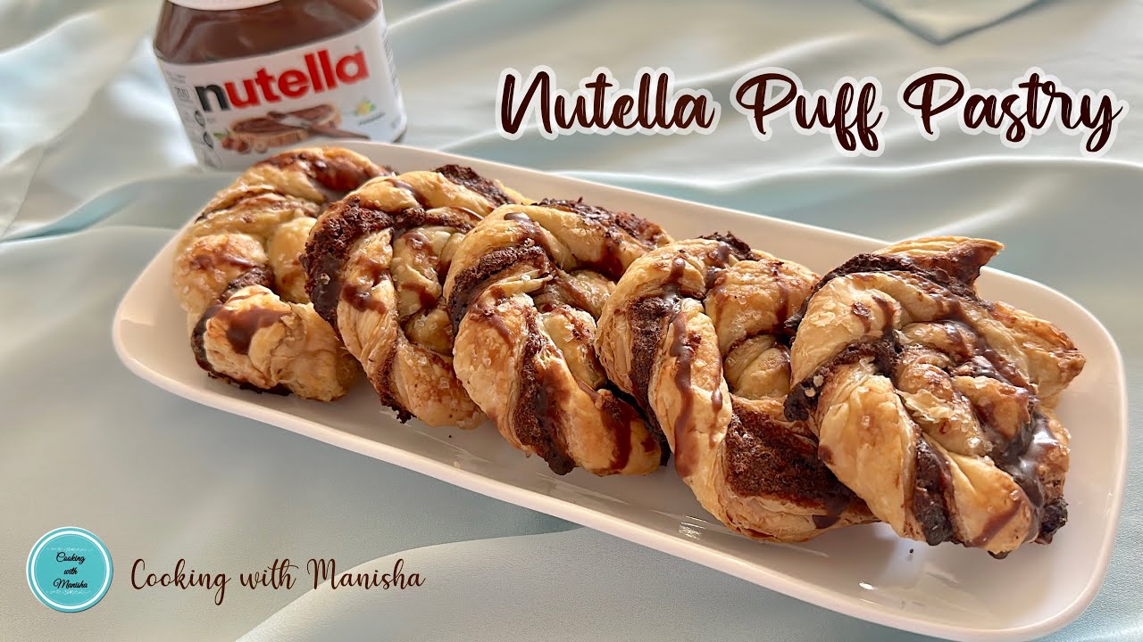 Nutella Puff Pastries Nutella Puff Pastry Twists Only 2 Ingredients Puffpastryrecipe
