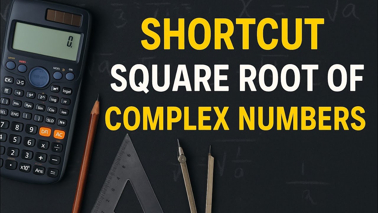 Shortcut Square root of Complex Numbers!!#mathtricks #complexnumbers # ...