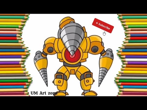 How to draw Titan Drill Man||Titan Drill Man drawing easy||UM Art zone ...