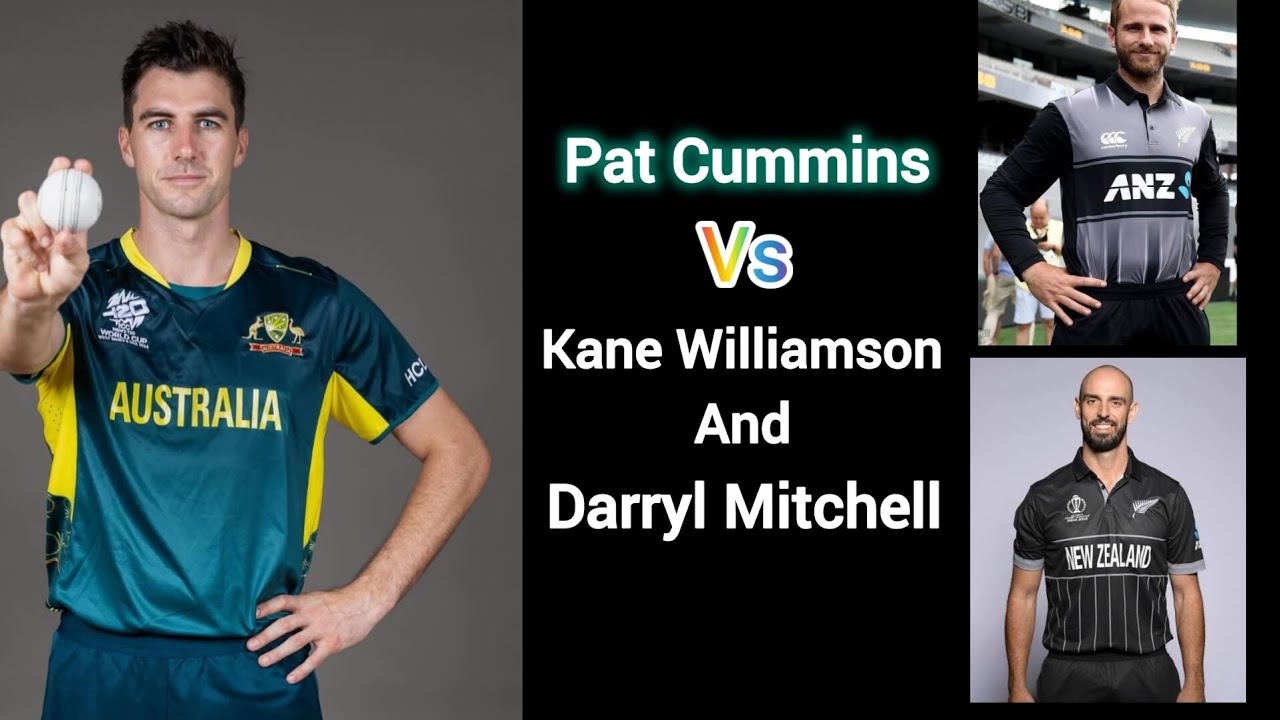 pat Cummins Vs kane Williamson and Dary Mitchell #cricketlove # ...