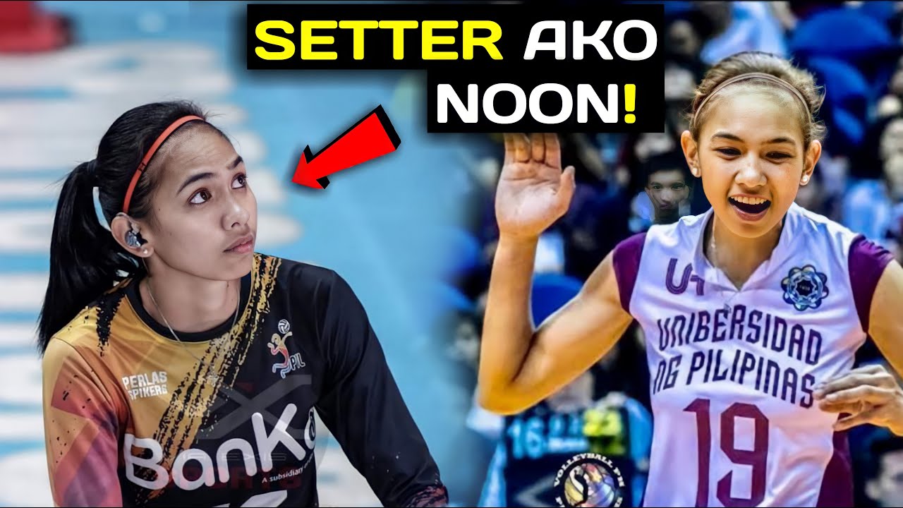 Moments when Nicole Tiamzon played as a SETTER! - YouTube