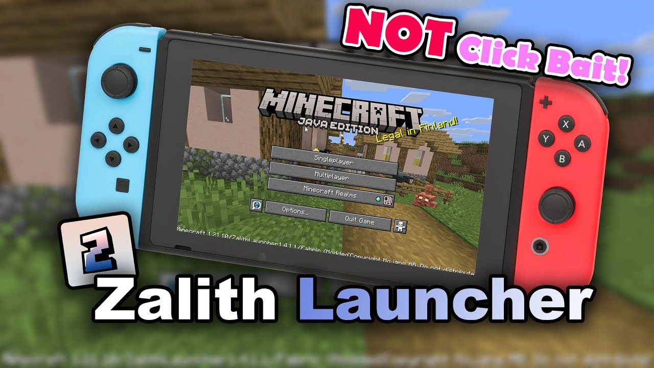 Zalith Launcher On Your Nintendo Switch To Play Java Minecraft In 2026 ...