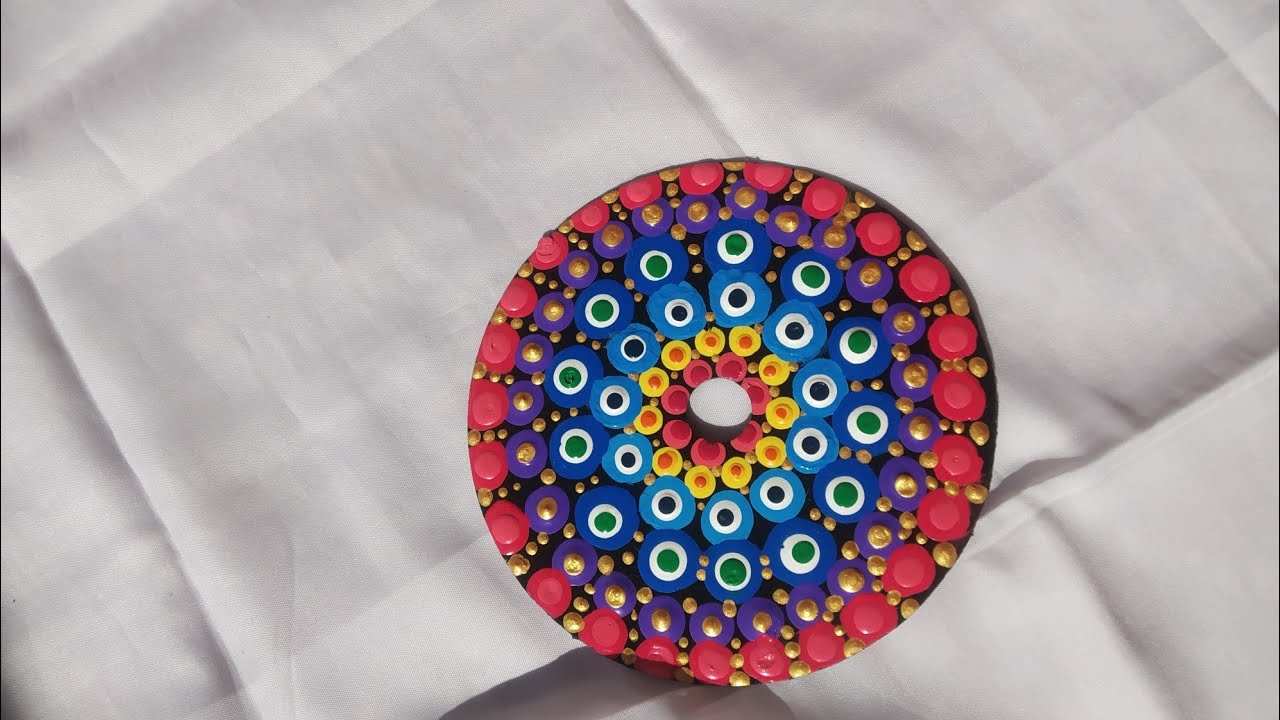 CD Dot Art |For Beginners - YouTube