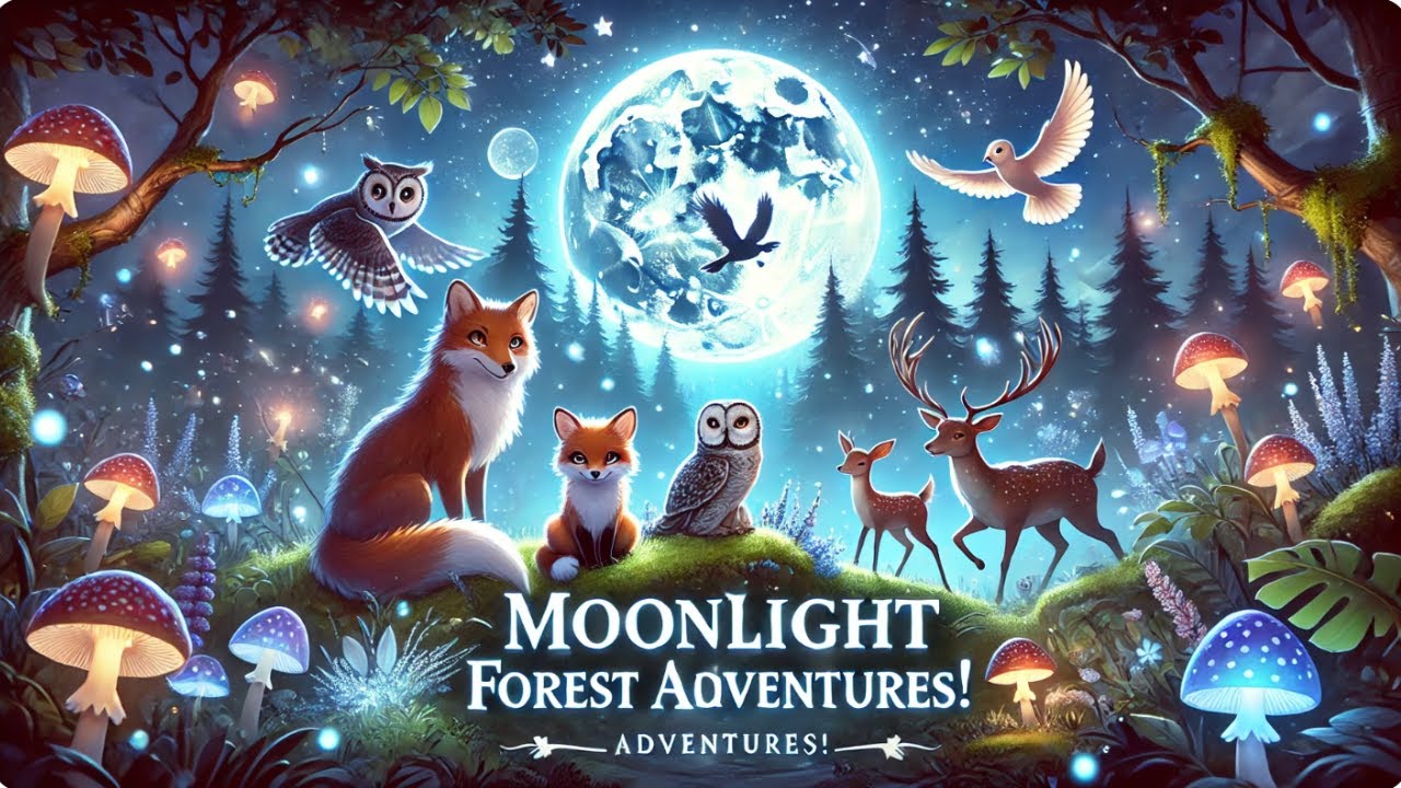 Enchanting Animals Of The Moonlight Parade | Kids Network Studios ...