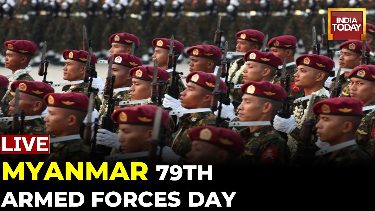 LIVE | Myanmar Military Parade | Myanmar 79th Armed Forces Day ...