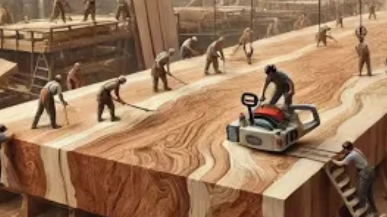 Wood Processing Plant's SHOCKING Secret to Turning Trees into ...
